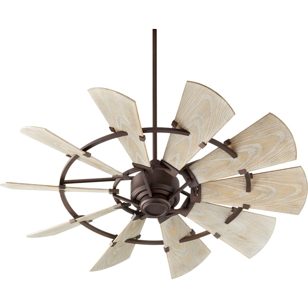 Quorum Windmill 52" Oiled Bronze Outdoor Ceiling Fan > The Fan Shoppe ...
